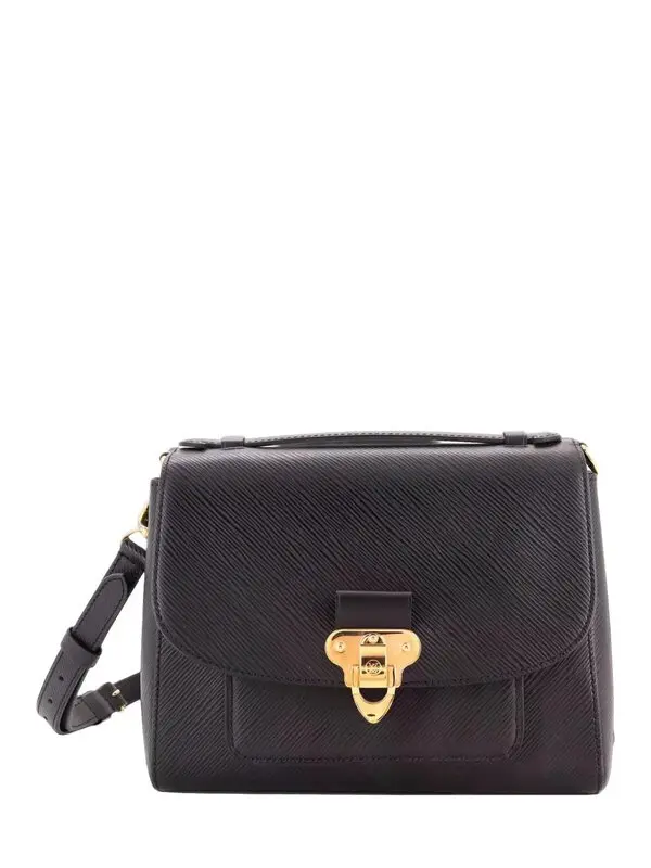 LOUIS VUITTON Boccador Handbag Epi Leather Satchel - Black