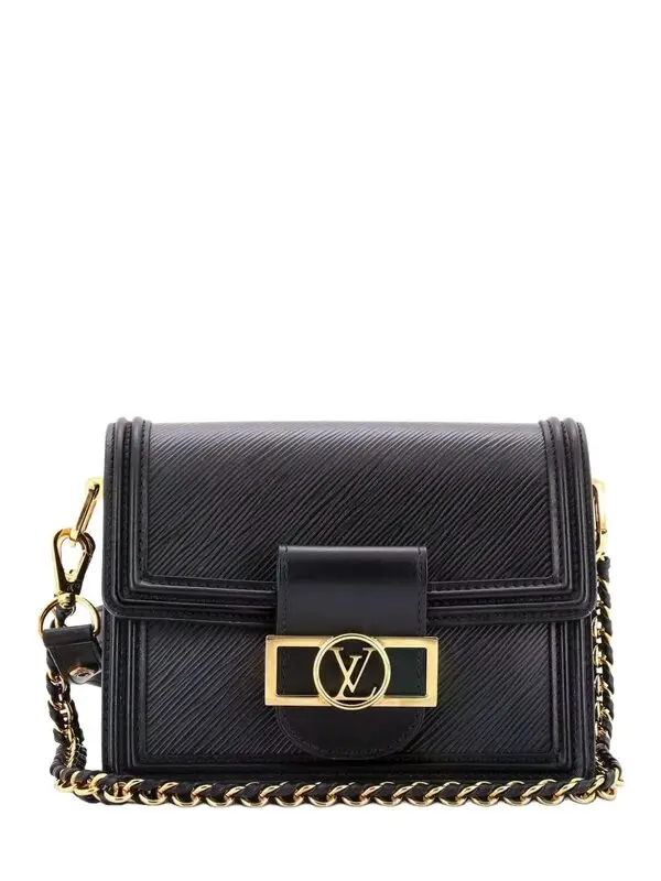 LOUIS VUITTON Dauphine Epi Leather Mini Shoulder Bag - Black