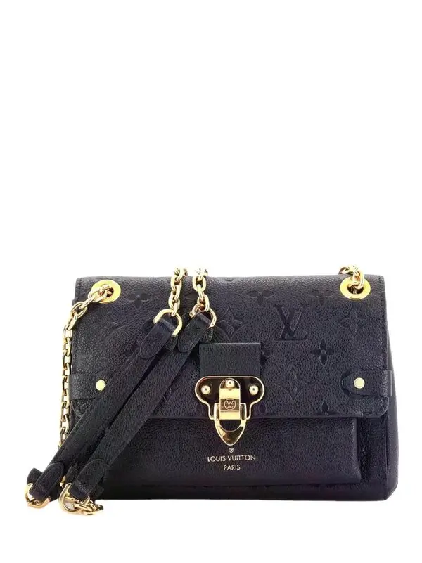 LOUIS VUITTON Vavin Handbag Monogram Empreinte Leather Bb Crossbody Bag - Black