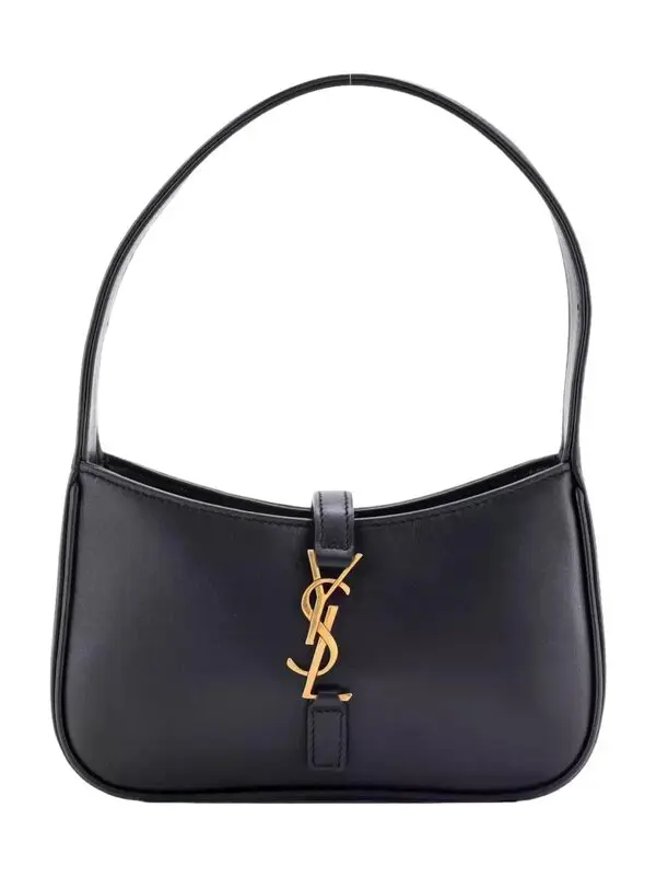 Saint Laurent Le 5 A 7 Hobo Leather Mini Belt Bag - Black