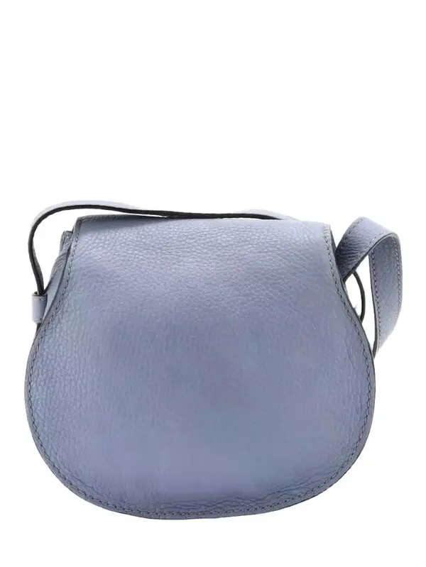 Chloé Marcie Leather Mini Crossbody Bag - Blue