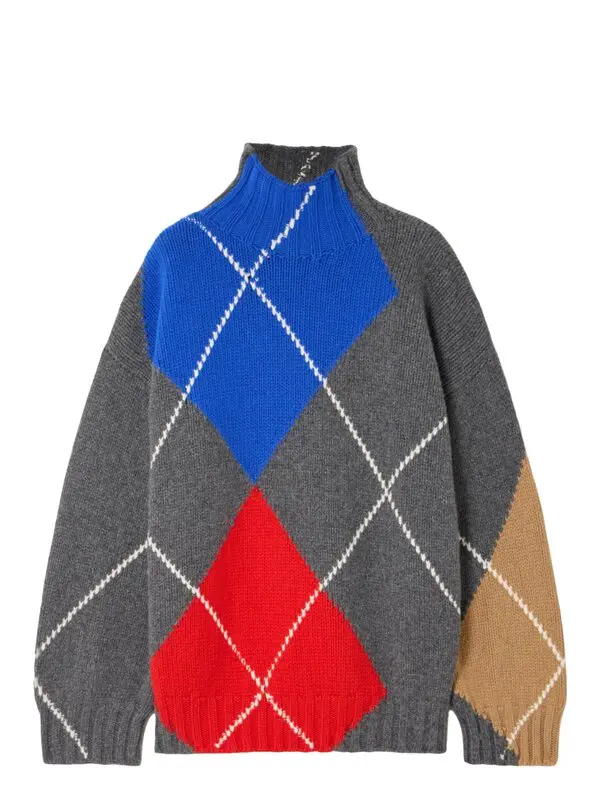 J.W.ANDERSON Colorful Quilted Sweater - Multicolor