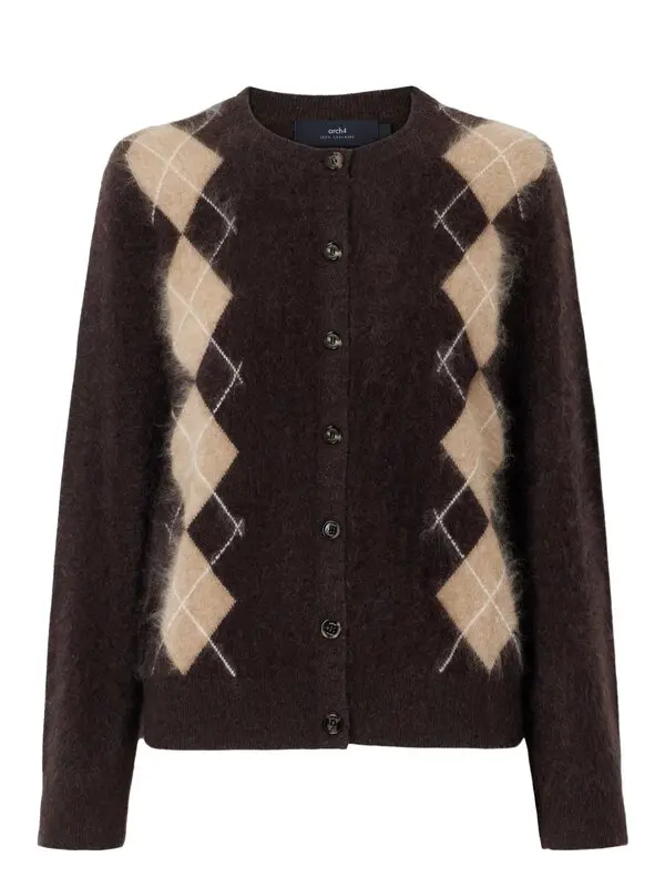 Arch4 Brushed Cashmere Cardigan - No