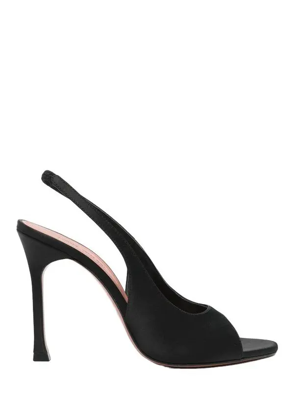 Amina Muaddi Black Shoes - Multicolor