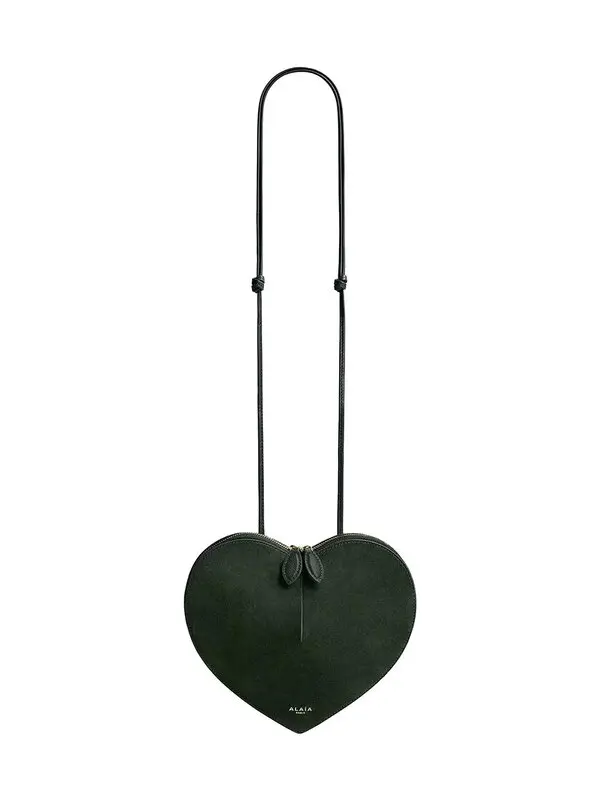 Alaïa Le Coeur Suede Crossbody Bag - Multicolor