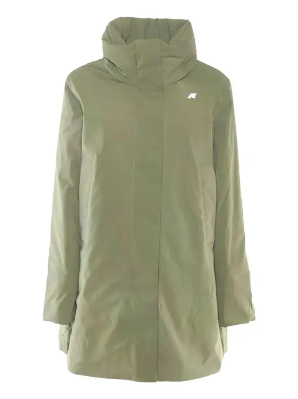 K-WAY Marla High-neck Padded Parka - Neutrals