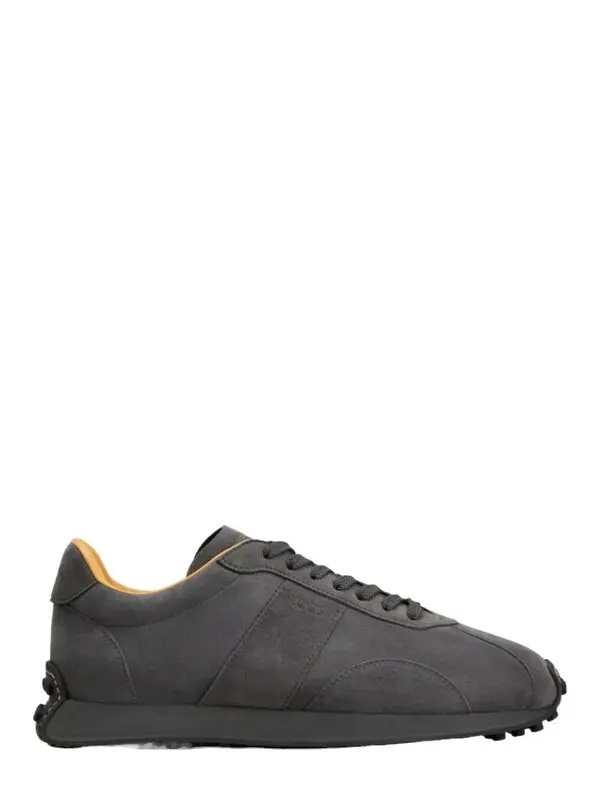 TOD'S T Vintage Sneakers In Pashmy Suede - Gray