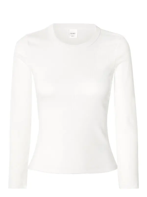 LESET Stretch-cotton Jersey Top - No