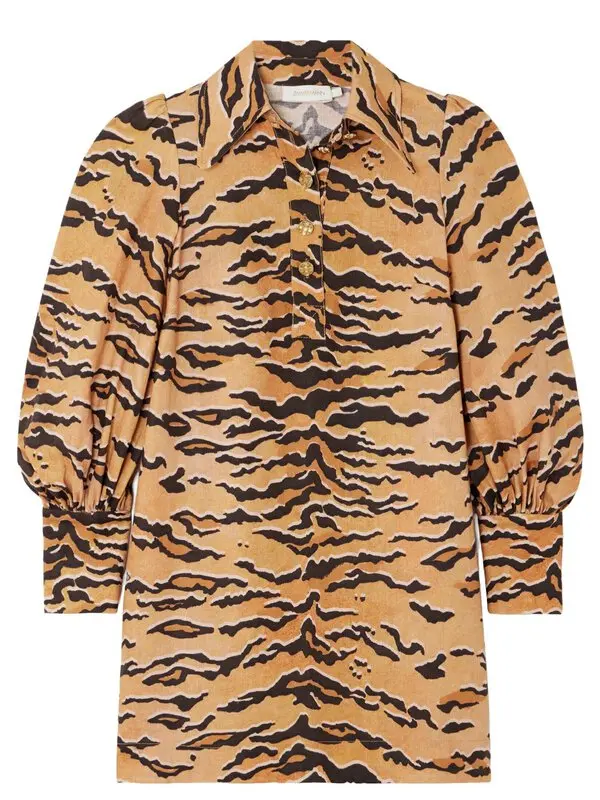 Zimmermann Tiger-striped Dress - No