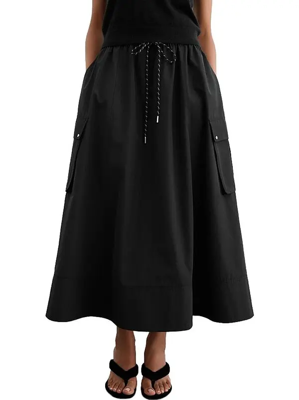 TOCCIN Elodie Cargo Midi Skirt - Jet