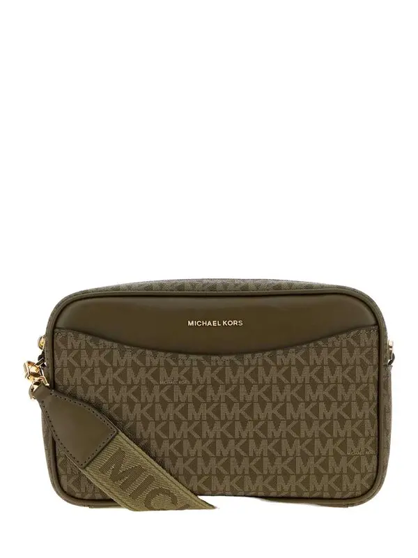 Michael Kors Mini Canvas Bev Crossbody Handbag - Printed