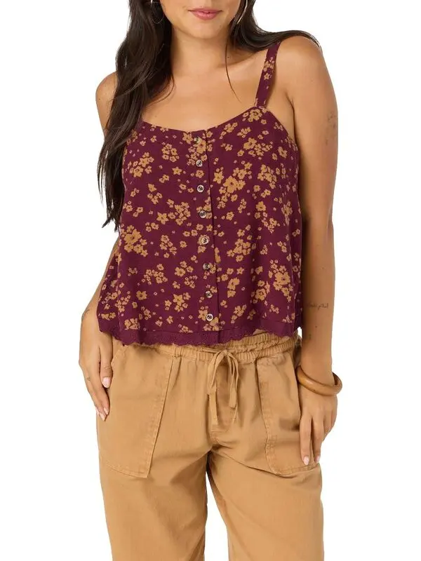 O'Neill Brynn Maya Floral Tank - Fig