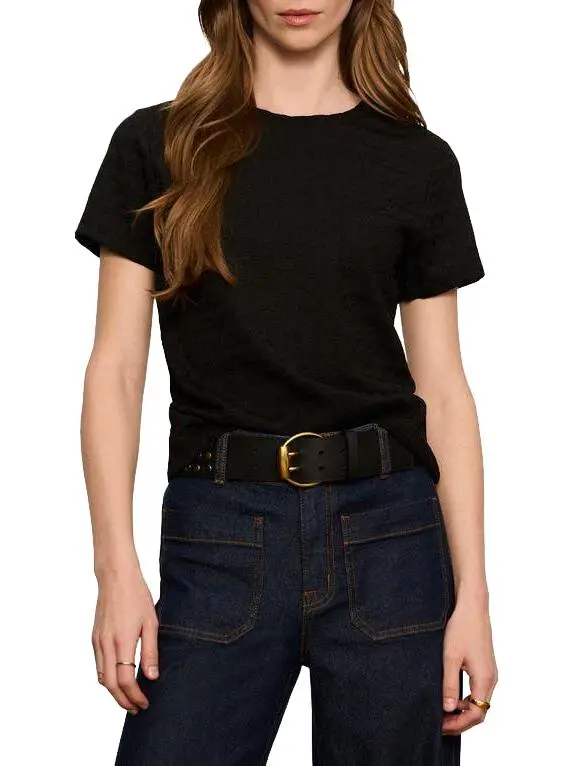 Sanctuary Icon Texture T-shirt - Black