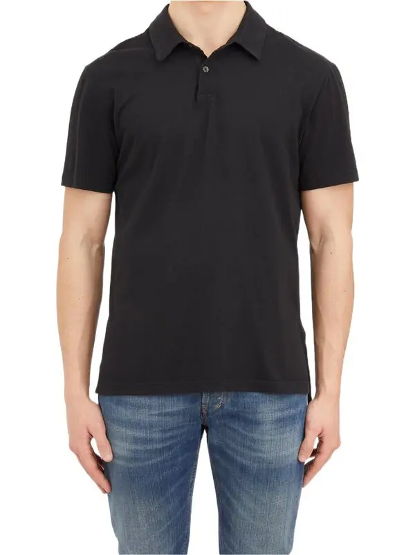 JAMES PERSE Logo Polo Shirt - Black