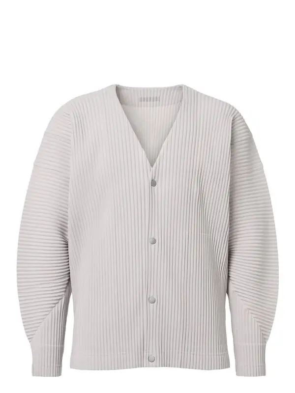 Issey Miyake Homme Plissé Monthly Colors: September Pleated Jacket - Grey