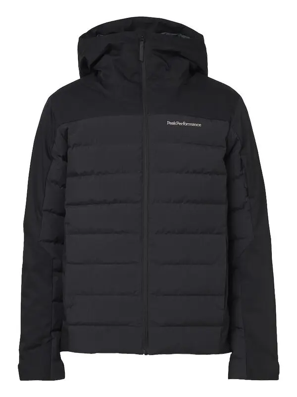 PEAK PERFORMANCE Shred Hooded Down Ski Jacket - Black