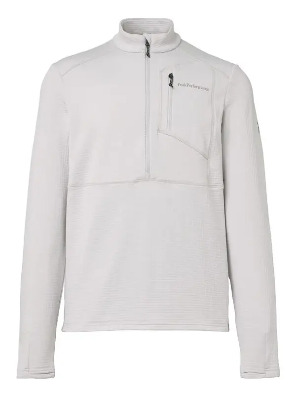 PEAK PERFORMANCE Trail Polartec Power Grid Ski Top - Grey