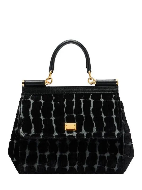 Dolce & Gabbana Sicily Medium Top-handle Bag - Black