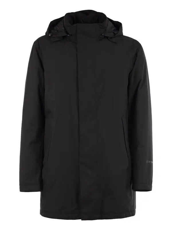 Herno Gore-tex Technical Parka With Hood - Black