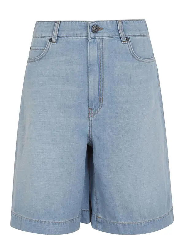 Max Mara Denim Shorts - Blue
