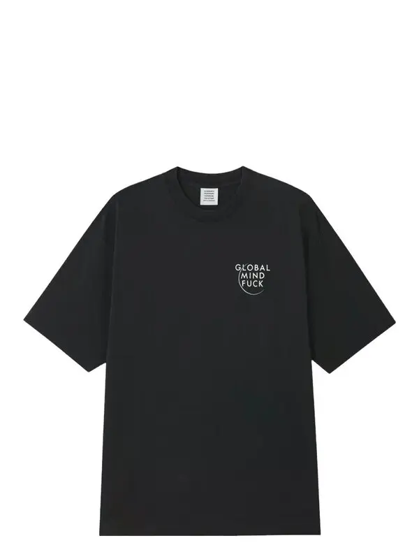 Vetements Slogan-print Oversized T-shirt - Black