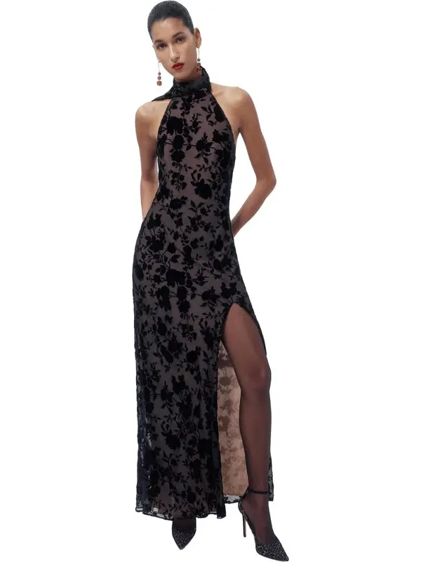 REFORMATION Vivianna Dress - Black