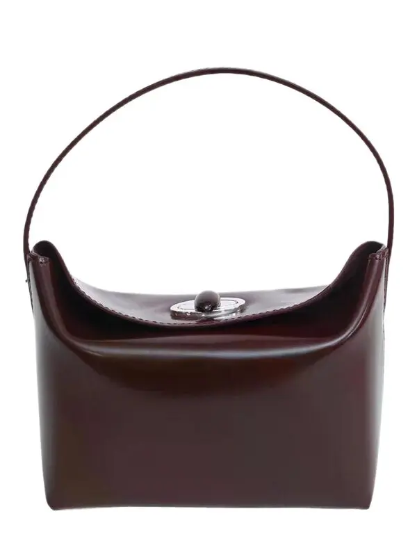 Christopher Esber Mini Turnlock Polished Tote Bag - Red