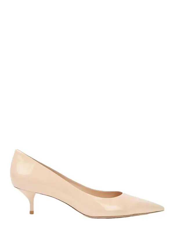 STUART WEITZMAN Pointed-toe Kitten-heel Pumps - Neutrals