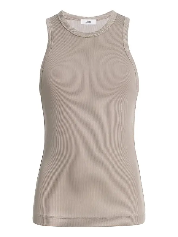 AGOLDE Andre Knit Tank Top - Grey