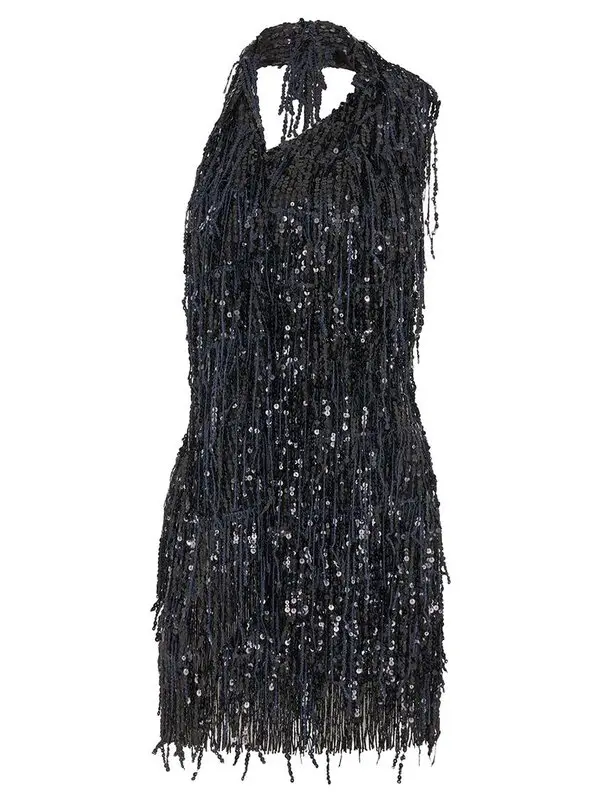 16Arlington Roia Mini Dress - Black/navy