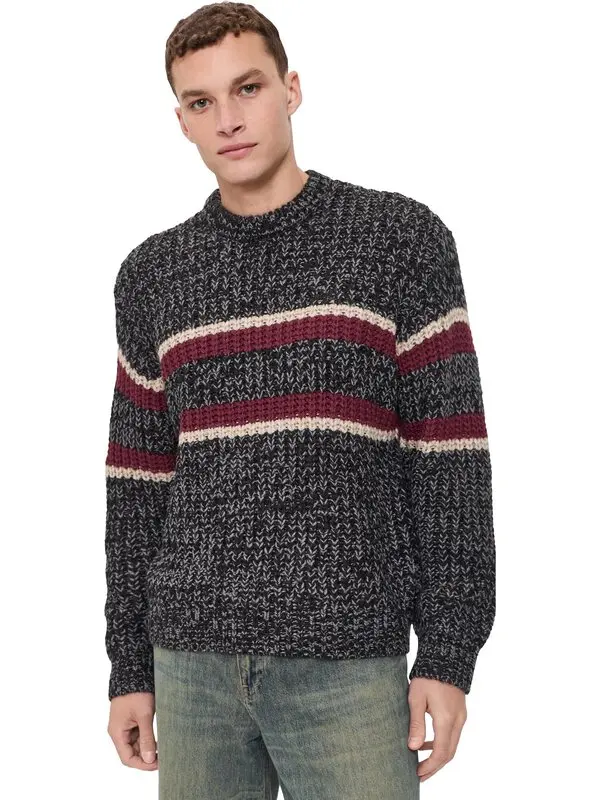 Obey Alden Sweater - Grey Multi