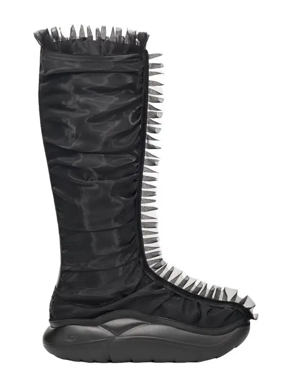 UGG Cs Ruffle Boot Tall Textile/recycled Materials Classic Boots - Black