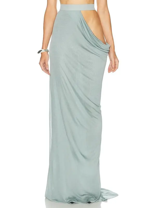 Burc Akyol Caryatid Skirt - Celadon