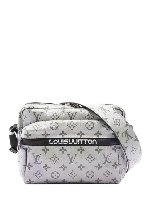 LOUIS VUITTON 2017 Monogram Reflect Outdoor Messenger Pm Crossbody Bag - Silver