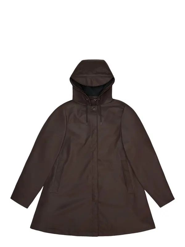Rains A-line W Jacket - Bark