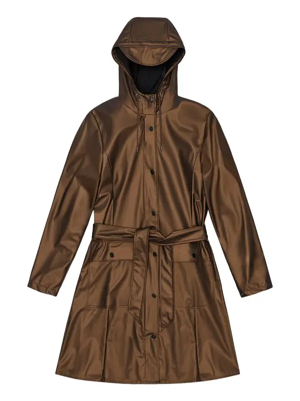 Rains Curve Long Jacket - Comet