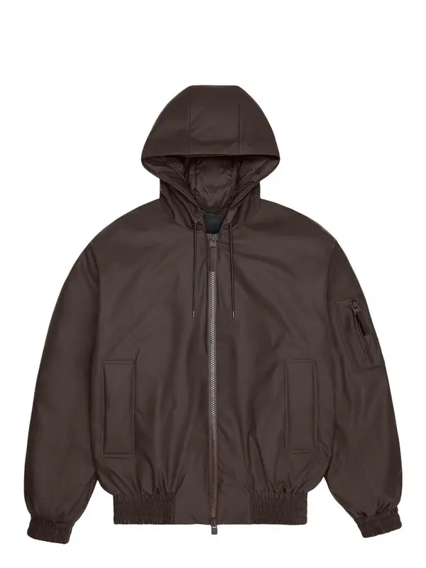 Rains Lohja Insulated Bomber Jacket - Bark