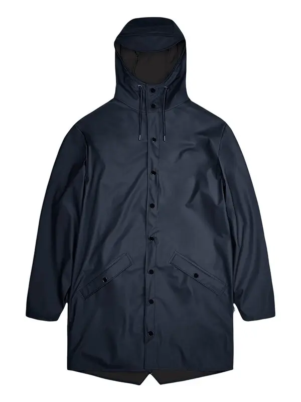 Rains Long Jacket - Navy