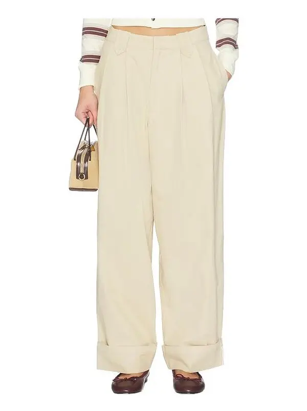 Lioness Kendall Pant In Ivory - Sand