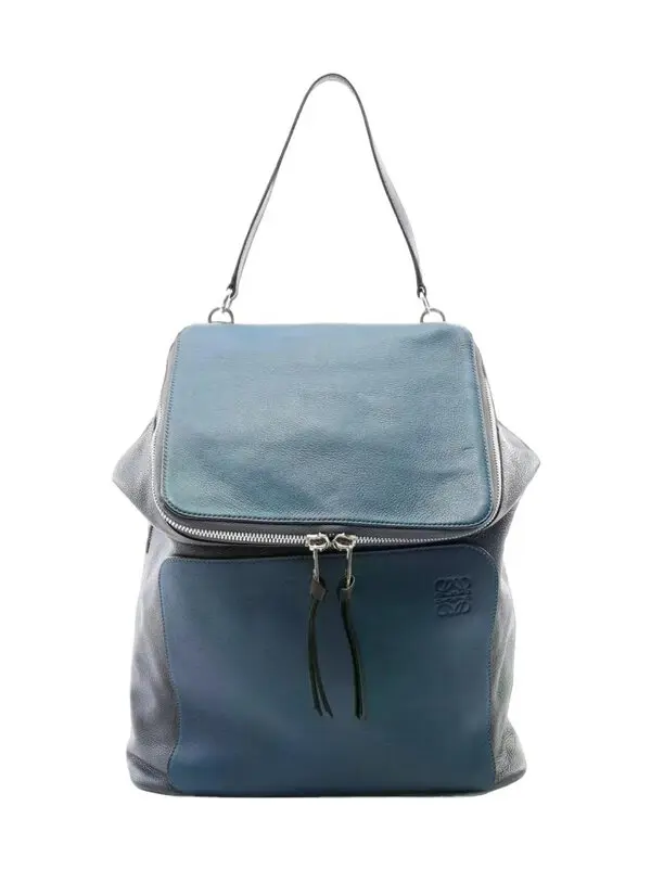 Loewe 2000s Goya Leather Backpack - Grey