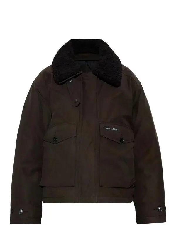 Canada Goose Scout Shearling-collar Jacket - Brown