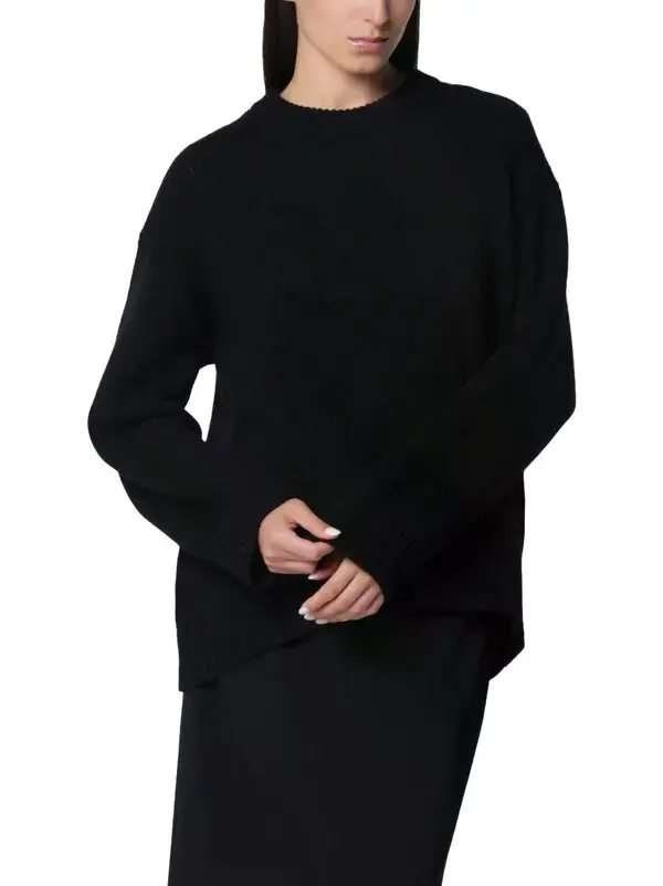 LISA YANG Noor Crew-neck Sweater - Black