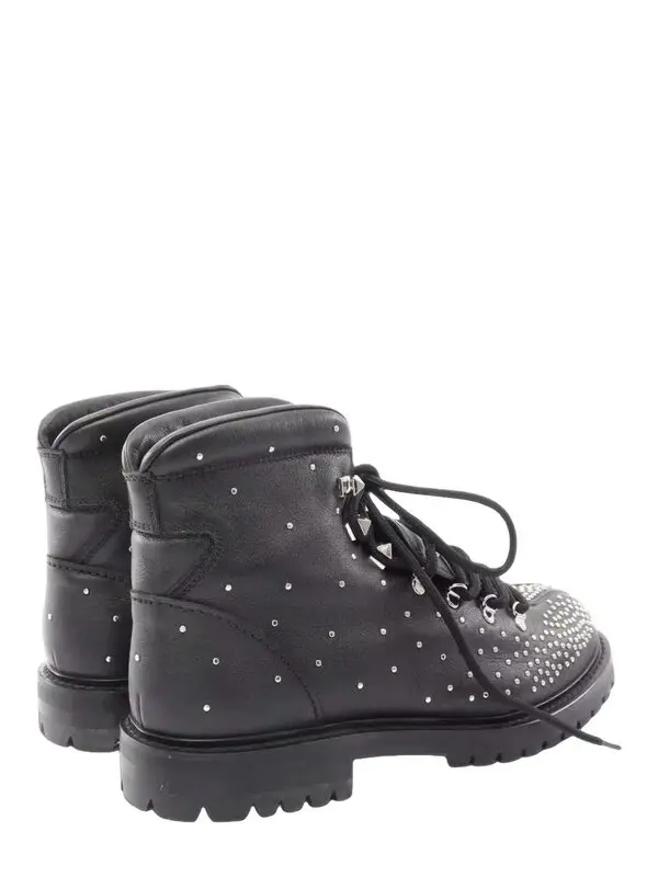 Valentino Garavani 2010s Rockstud Combat Boots - Black