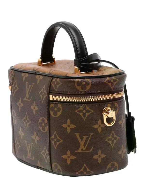 LOUIS VUITTON 2021-2026 Monogram Reverse Vanity Pm Satchel - Brown