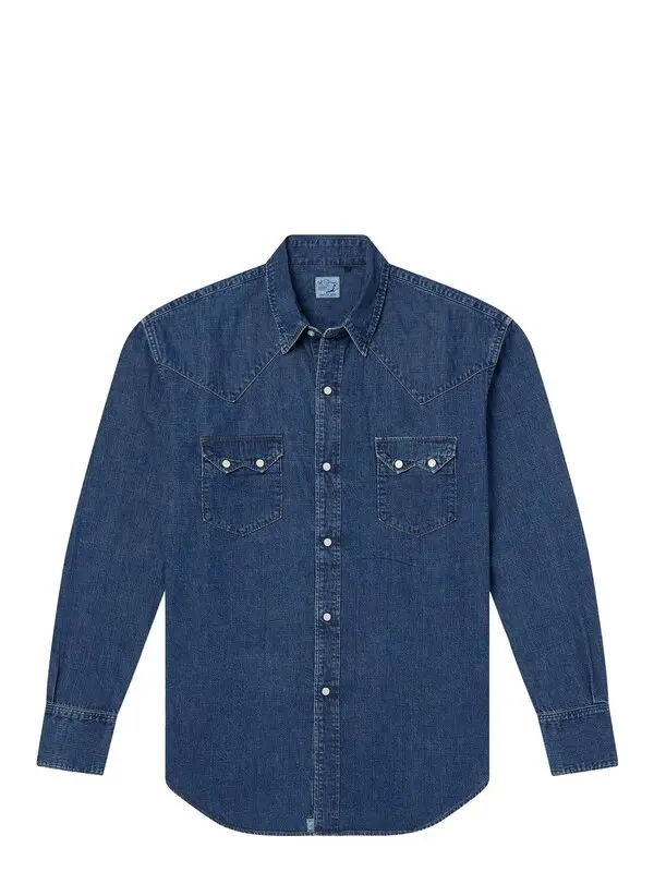 ORSLOW Western Denim Shirt - Blue