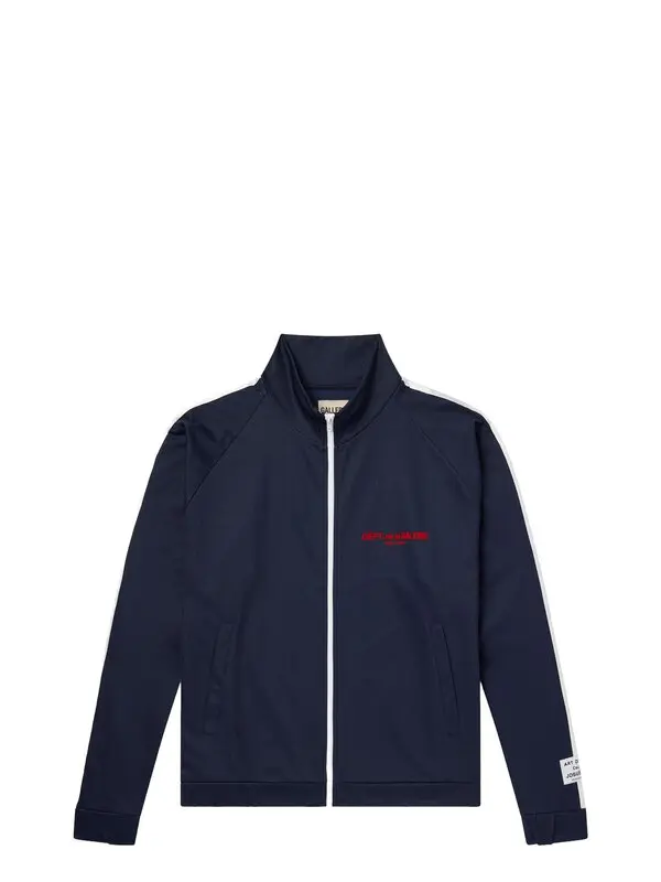 GALLERY DEPT. Logo-appliquéd Jersey Track Jacket - Blue