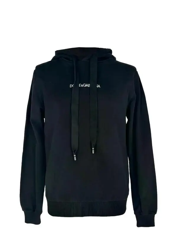 Dolce & Gabbana Logo-print Hoodie - Black