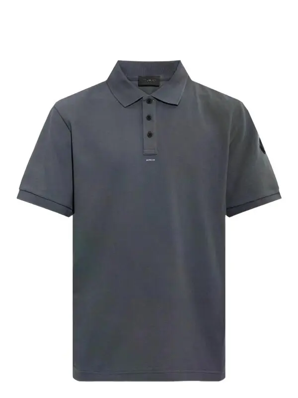 Moncler Logo-print Polo Shirt - Grey