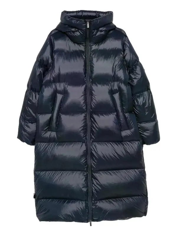 Pyrenex Hooded Quilted Coats - Blue
