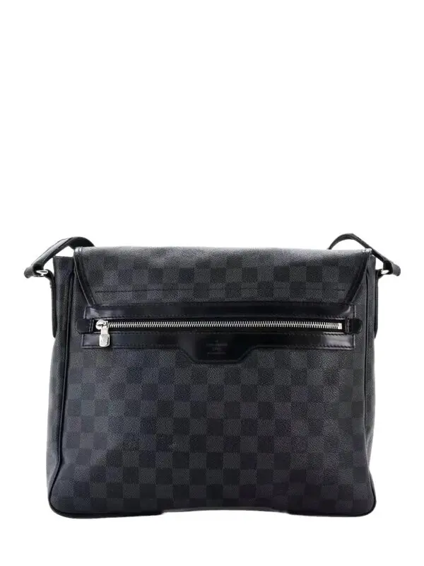 LOUIS VUITTON Daniel Messenger Bag Damier Graphite Mm Crossbody Bag - Black